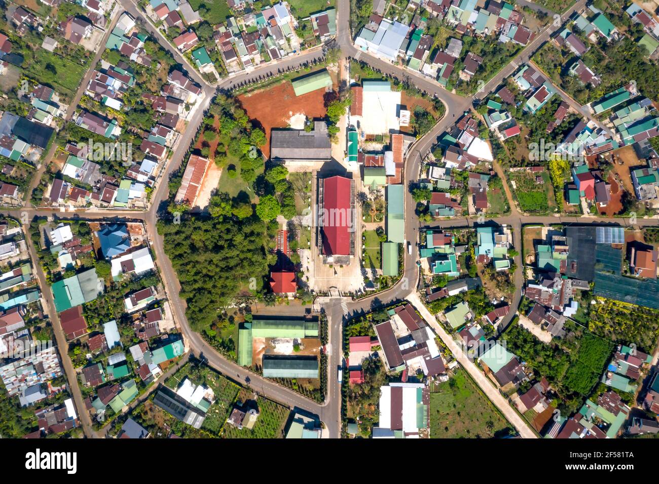 Bao Loc, Lam Dong Province, Vietnam - March 13, 2021: Tan Ha Parish ...