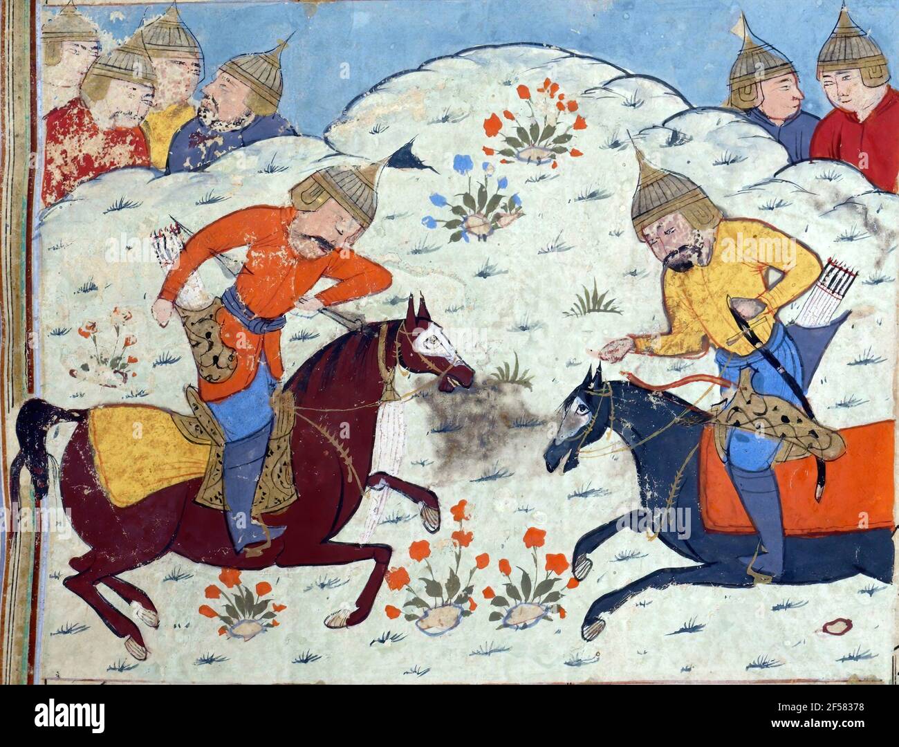 A third episode in the battle between the armies of Faramarz and Mihark ...