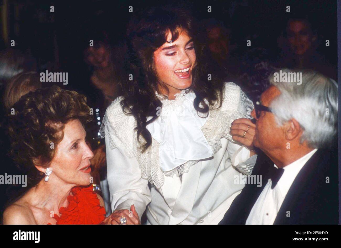 Nancy Reagan Brooke Shields Cary Grant 1981 Photo by Adam Scull ...