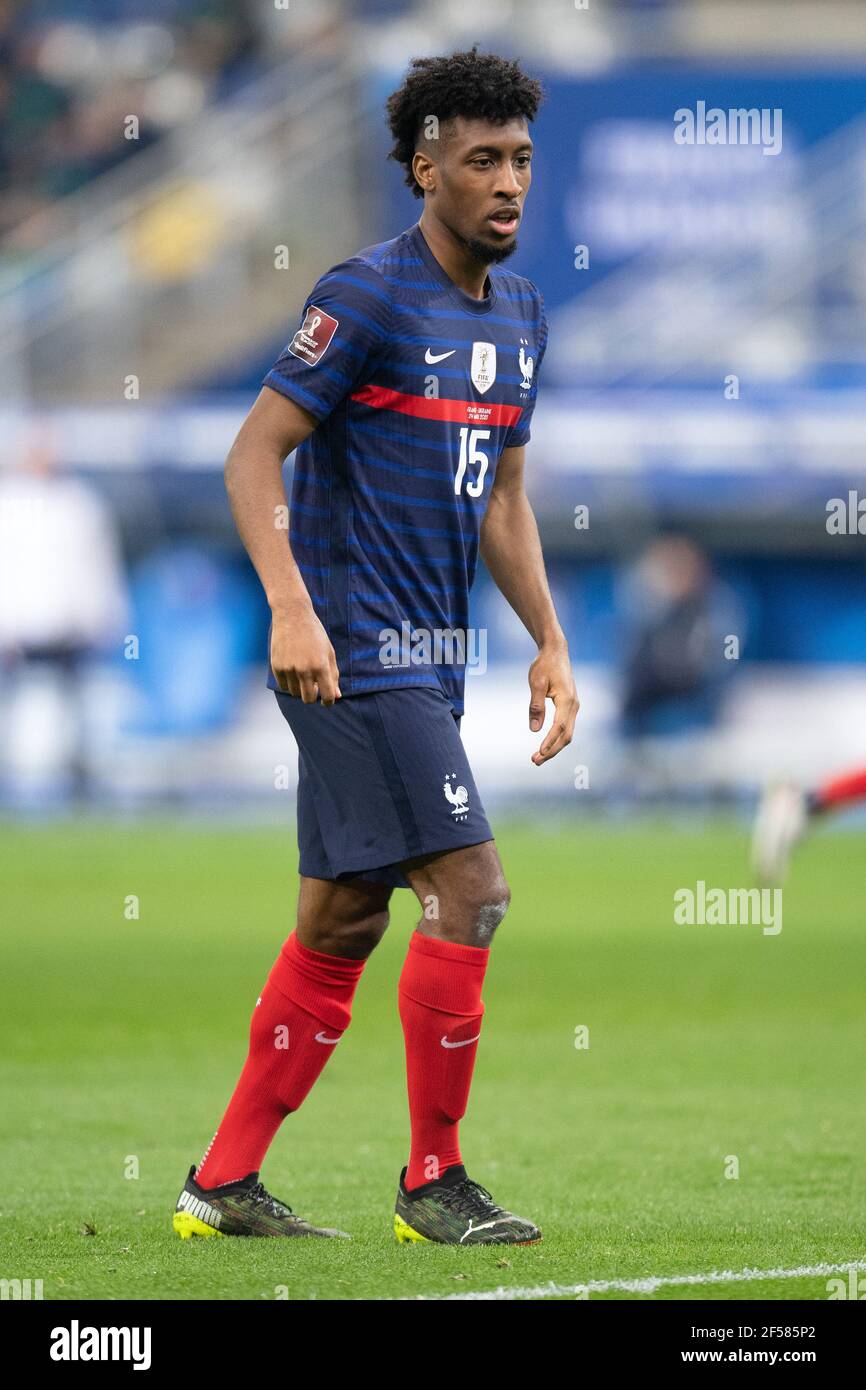 Kingsley Coman of France in action during the FIFA World Cup 2022 Qatar ...