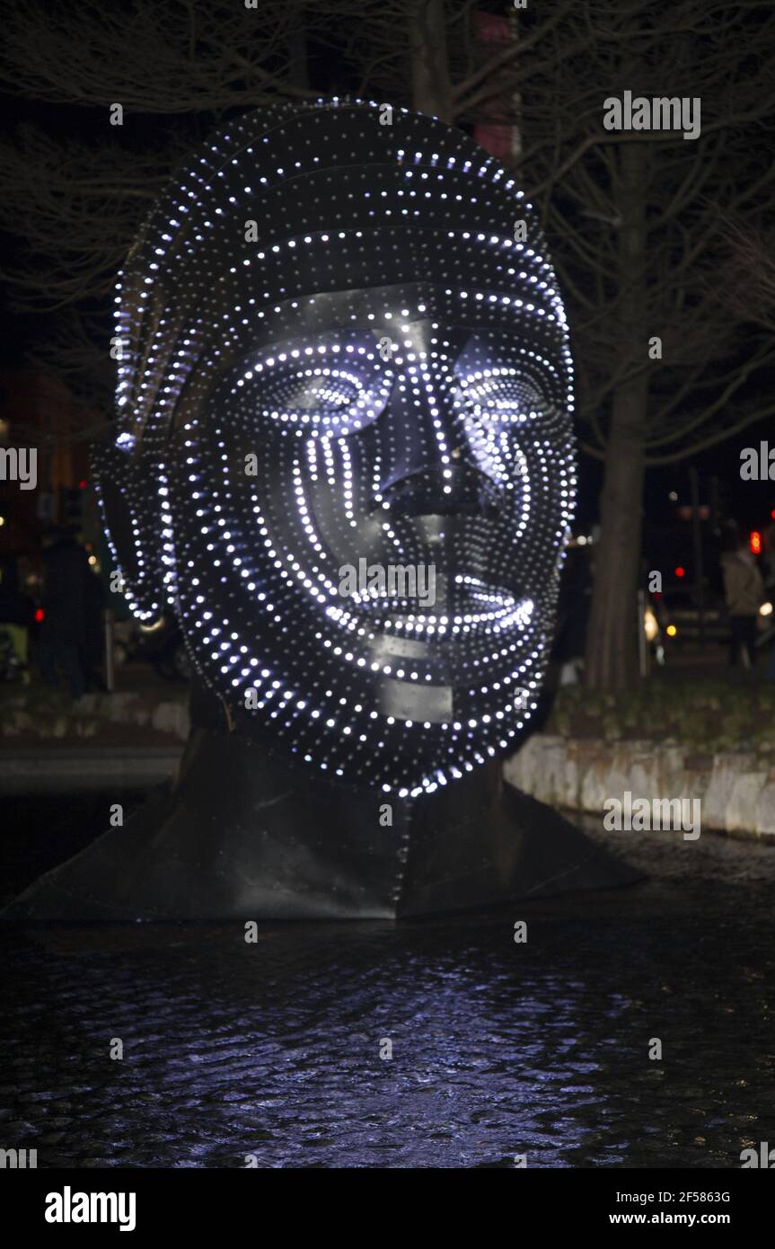 Liverpool, UK. 24th Mar, 2021. Talking Heads, These two spectacular ...