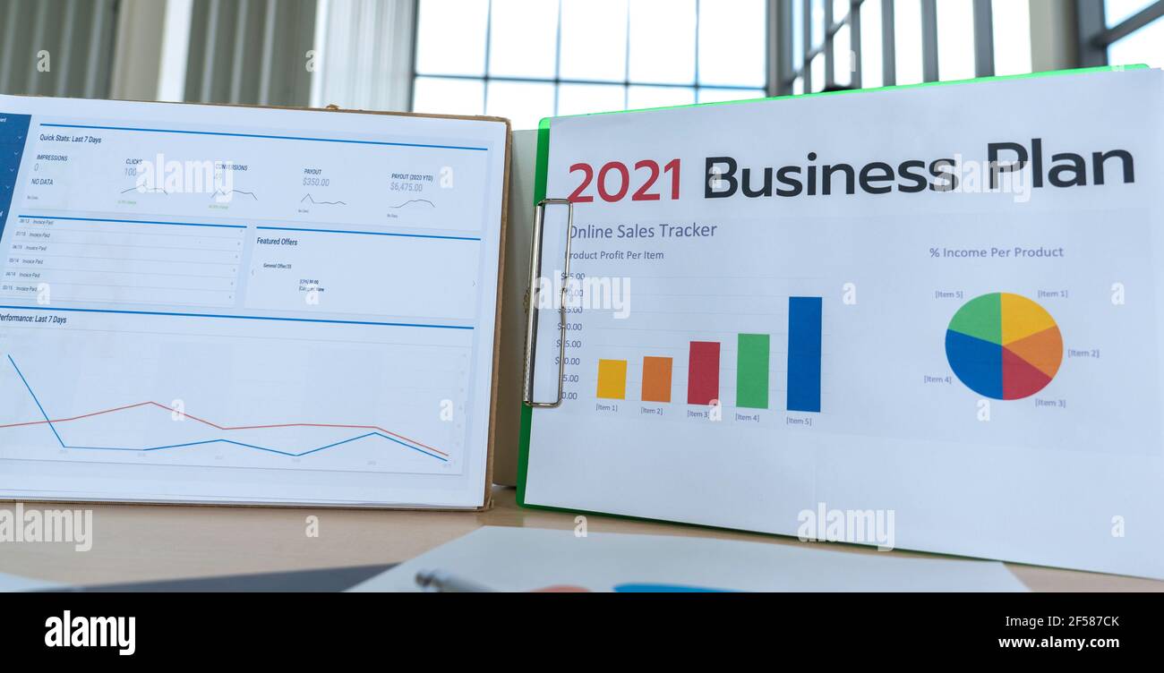 Graph or chart showing the growth of business plans in year 2021 ...