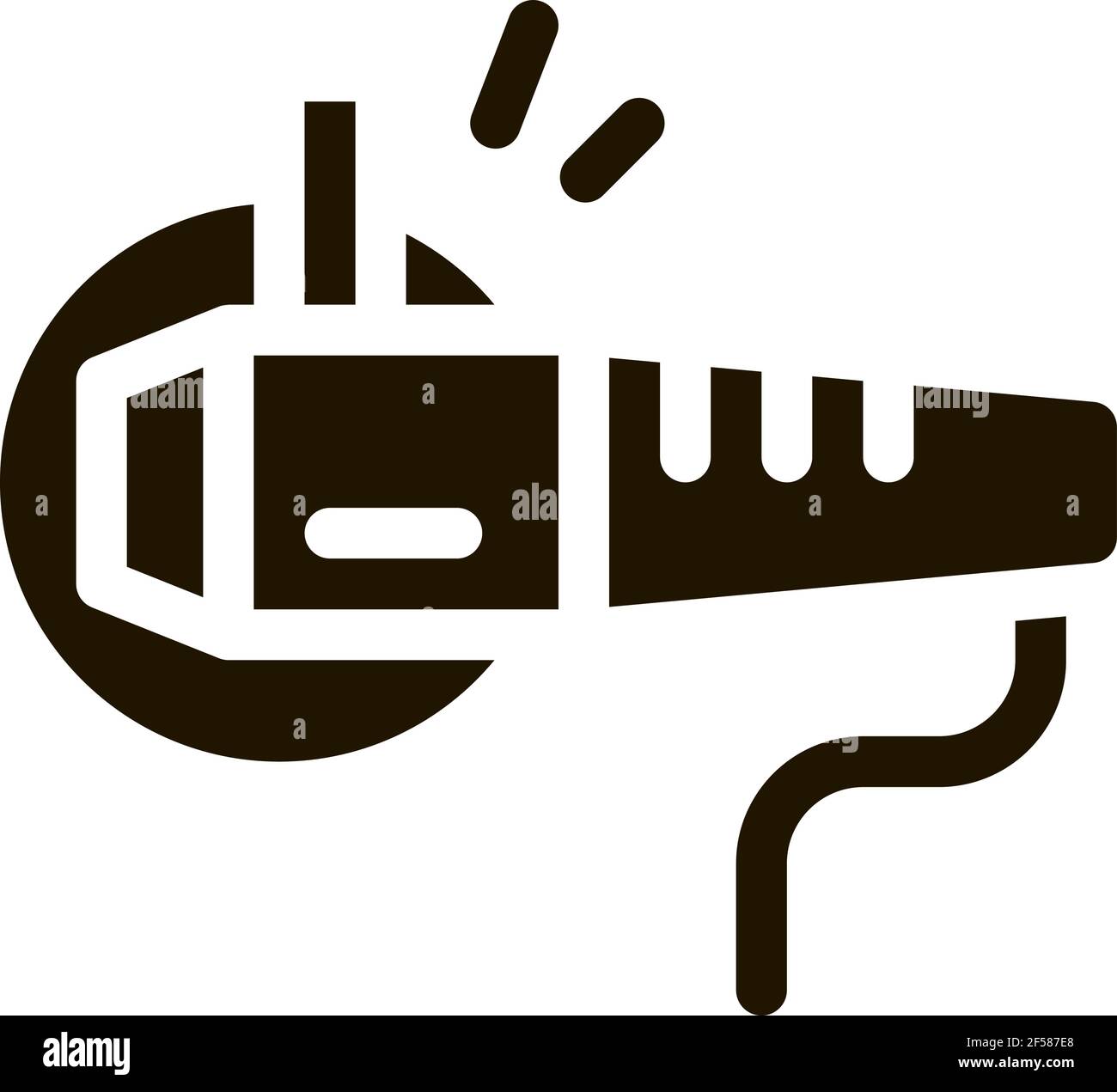 electrical device icon Vector Glyph Illustration Stock Vector Image ...