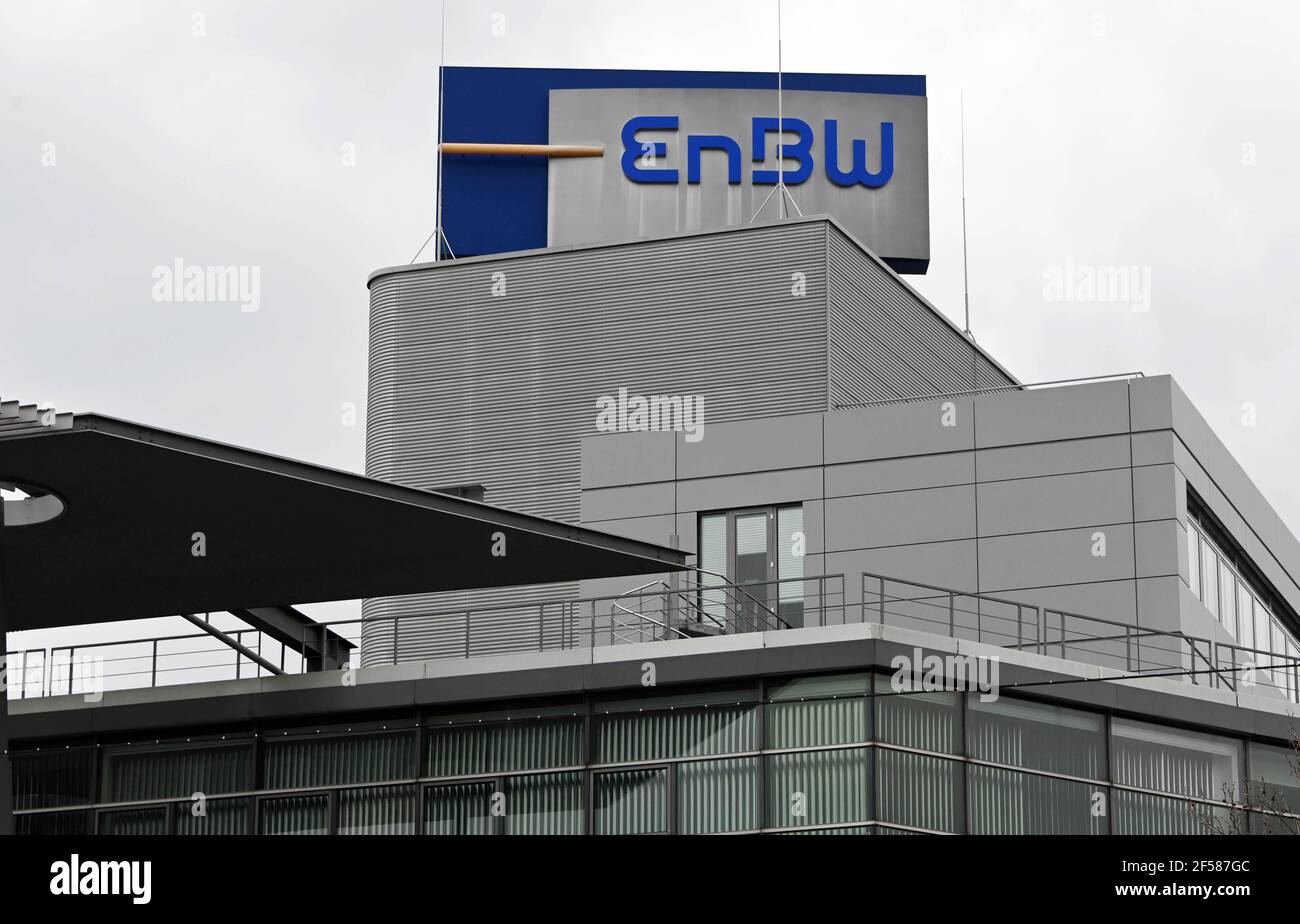 Karlsruhe, Germany. 23rd Mar, 2021. A logo of the energy company ...