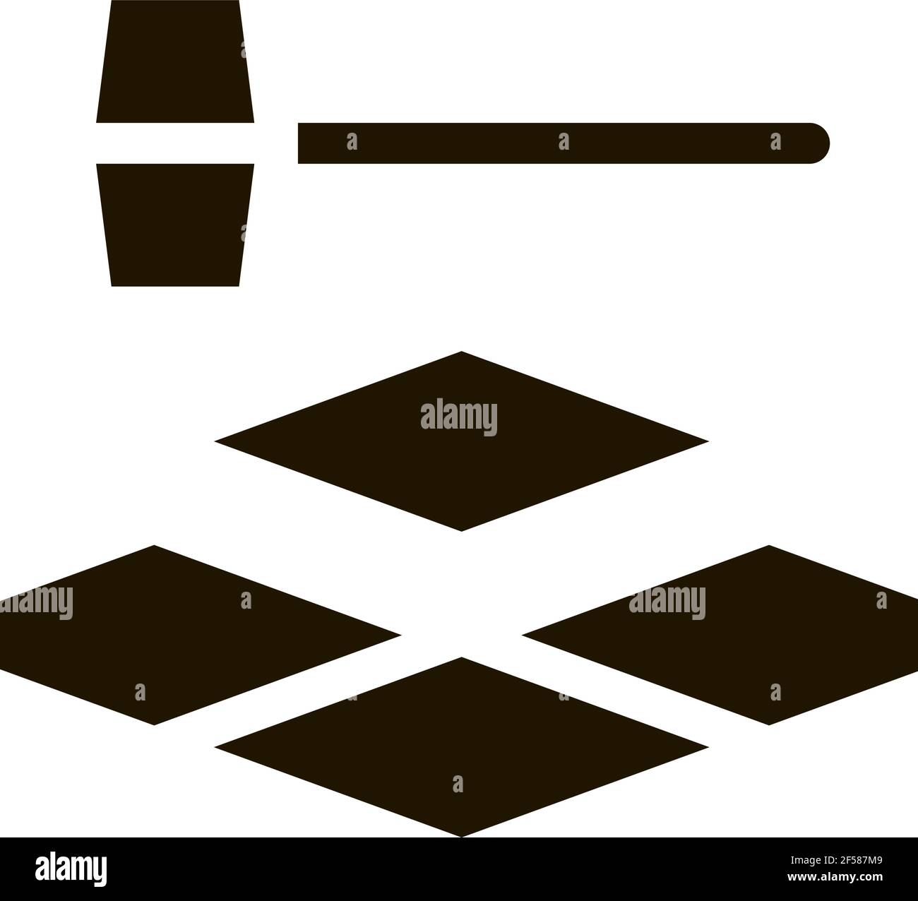 Tile installation installing Stock Vector Images - Alamy