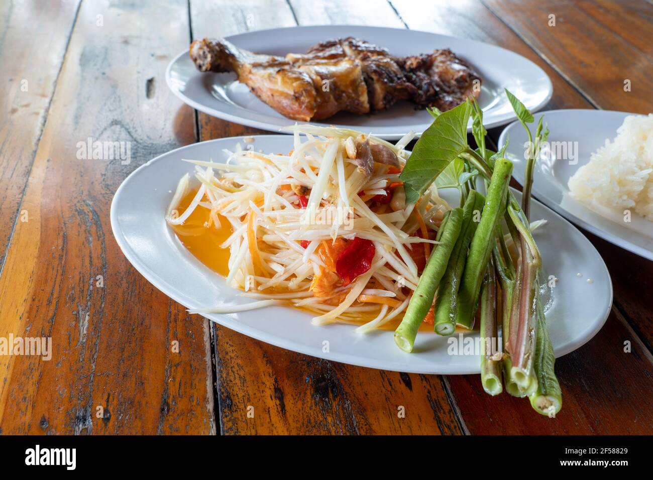 Spicy grilled chicken hi-res stock photography and images - Alamy