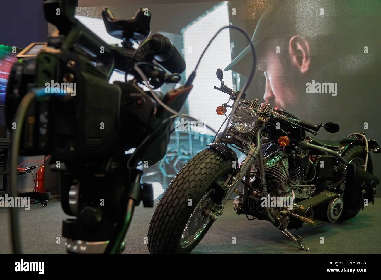 Filming motorcycle hi-res stock photography and images - Alamy