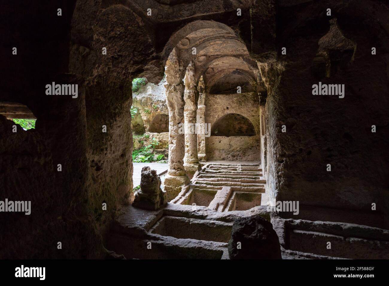 Besikli Cave Tomb Monument in Antakya (Antioch). In tombs, 12 rock ...