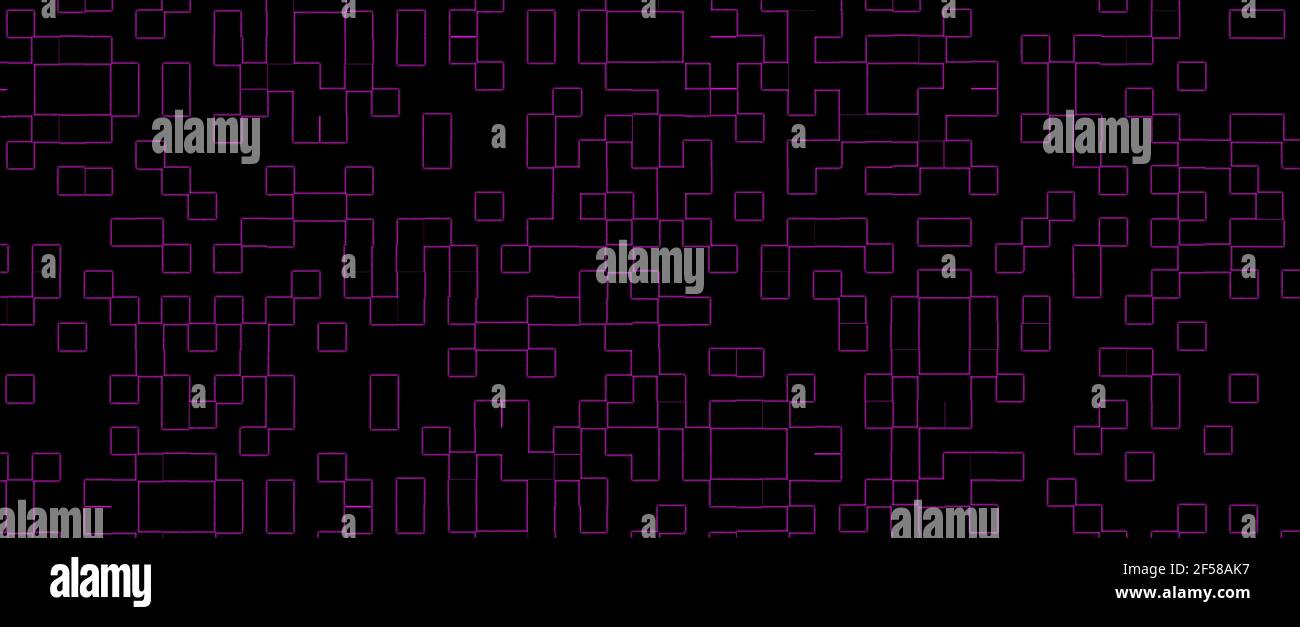 Horizontal Neon Grid square background. pink and green neonic squares ...