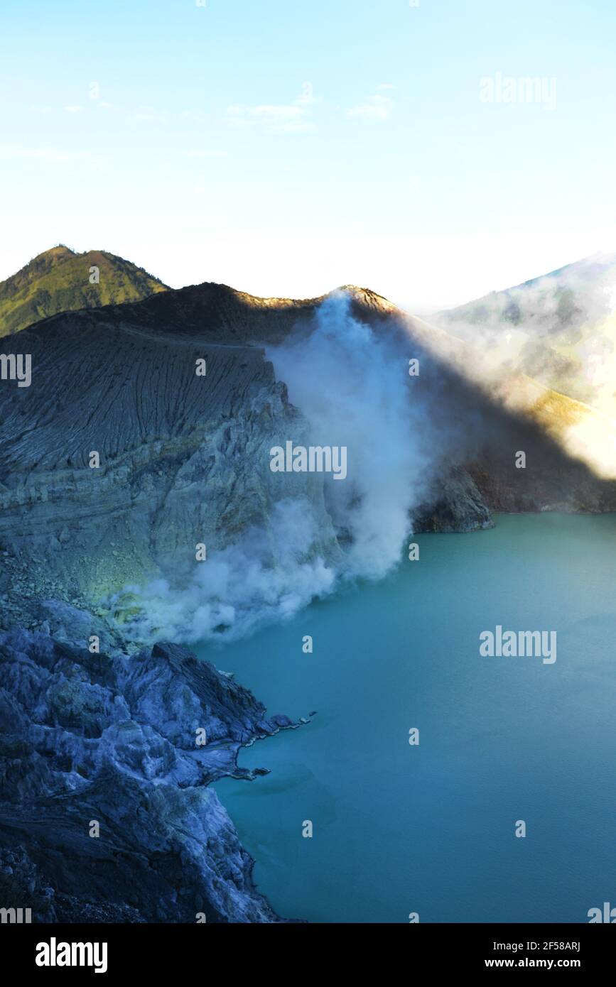 Landscape volcano indonesia landscapes hi-res stock photography and ...