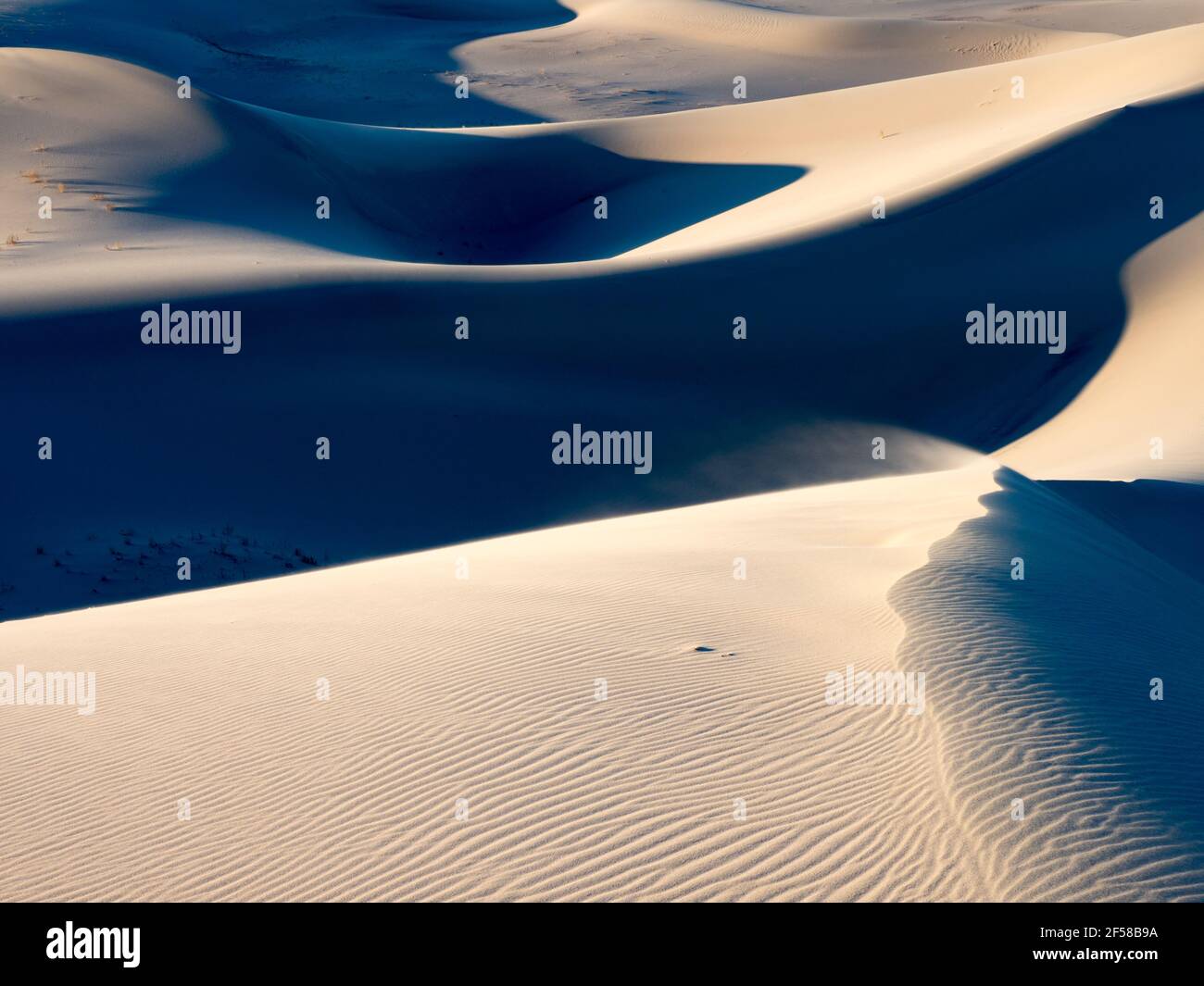 The Ibex dunes in remote Death Valley National Park, California, USA ...