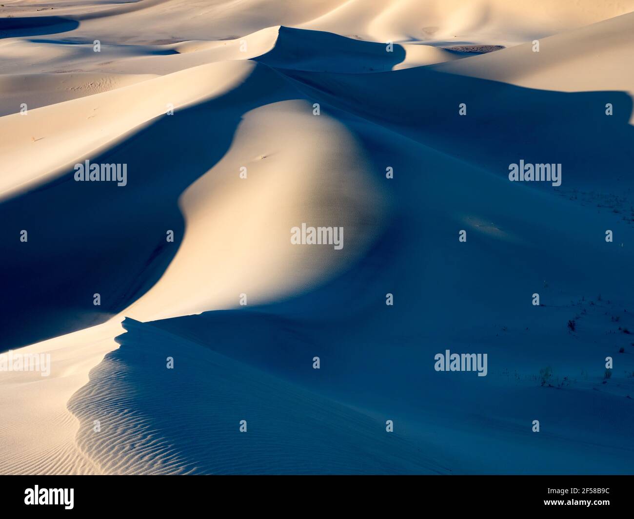The Ibex dunes in remote Death Valley National Park, California, USA ...