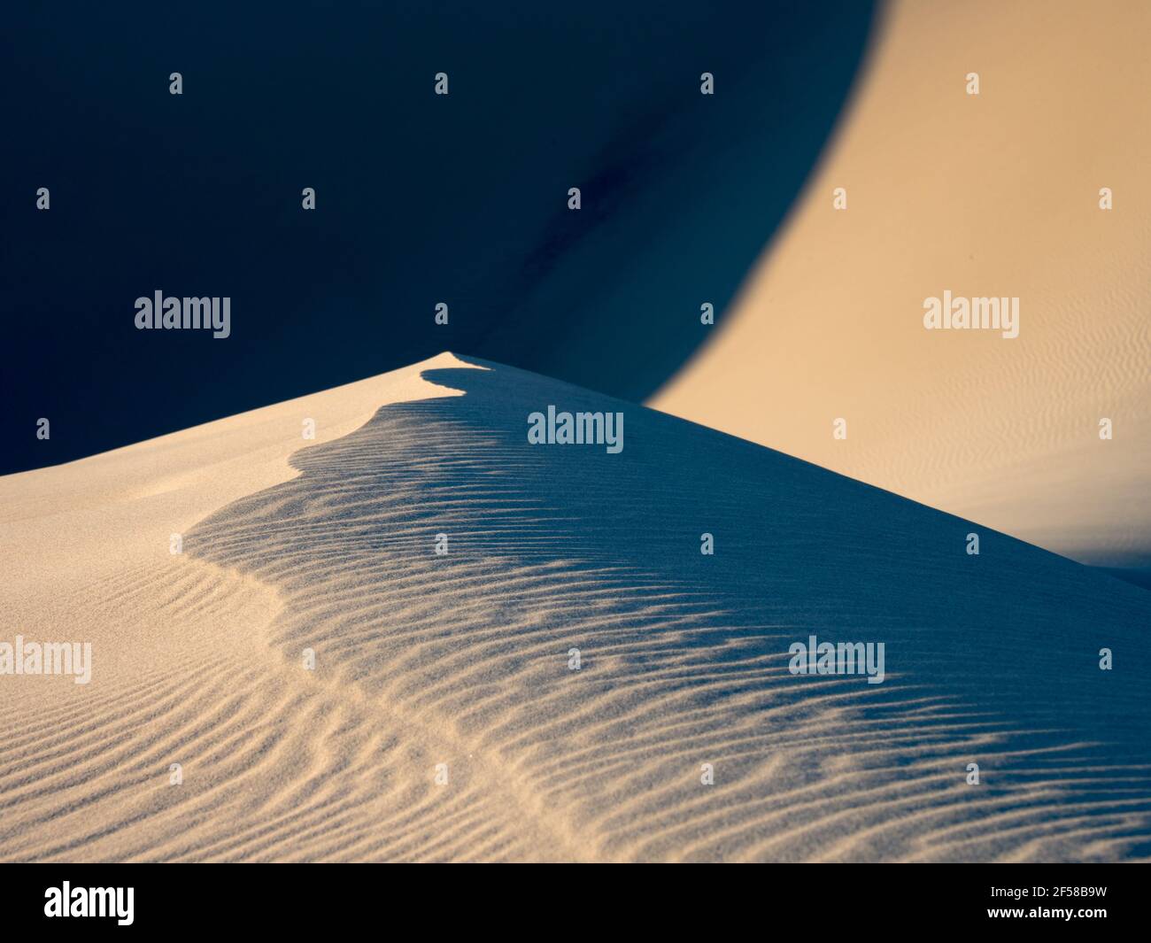 The Ibex dunes in remote Death Valley National Park, California, USA ...