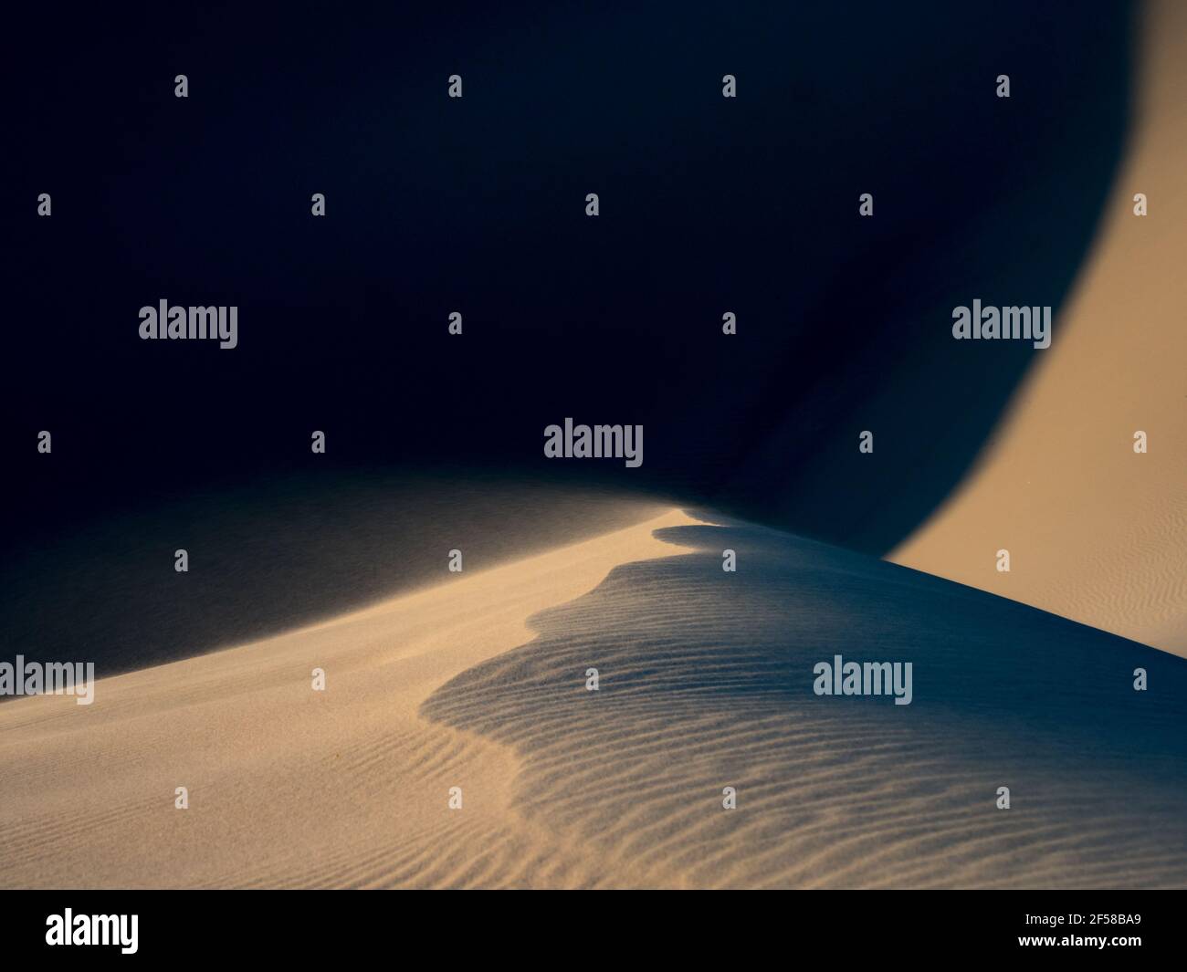 The Ibex dunes in remote Death Valley National Park, California, USA ...