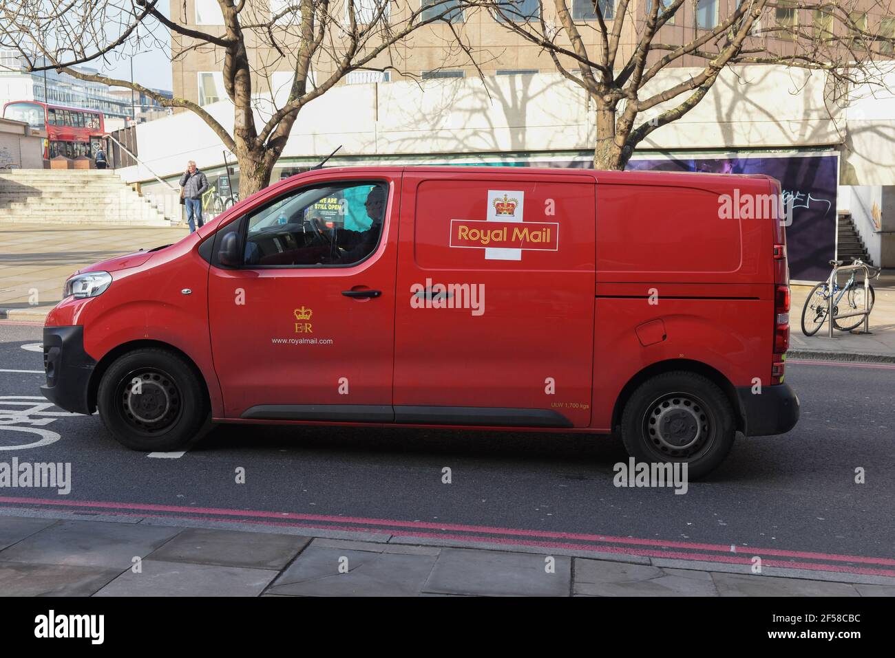 Royal Mail delivery van seen in central London Stock Photo - Alamy