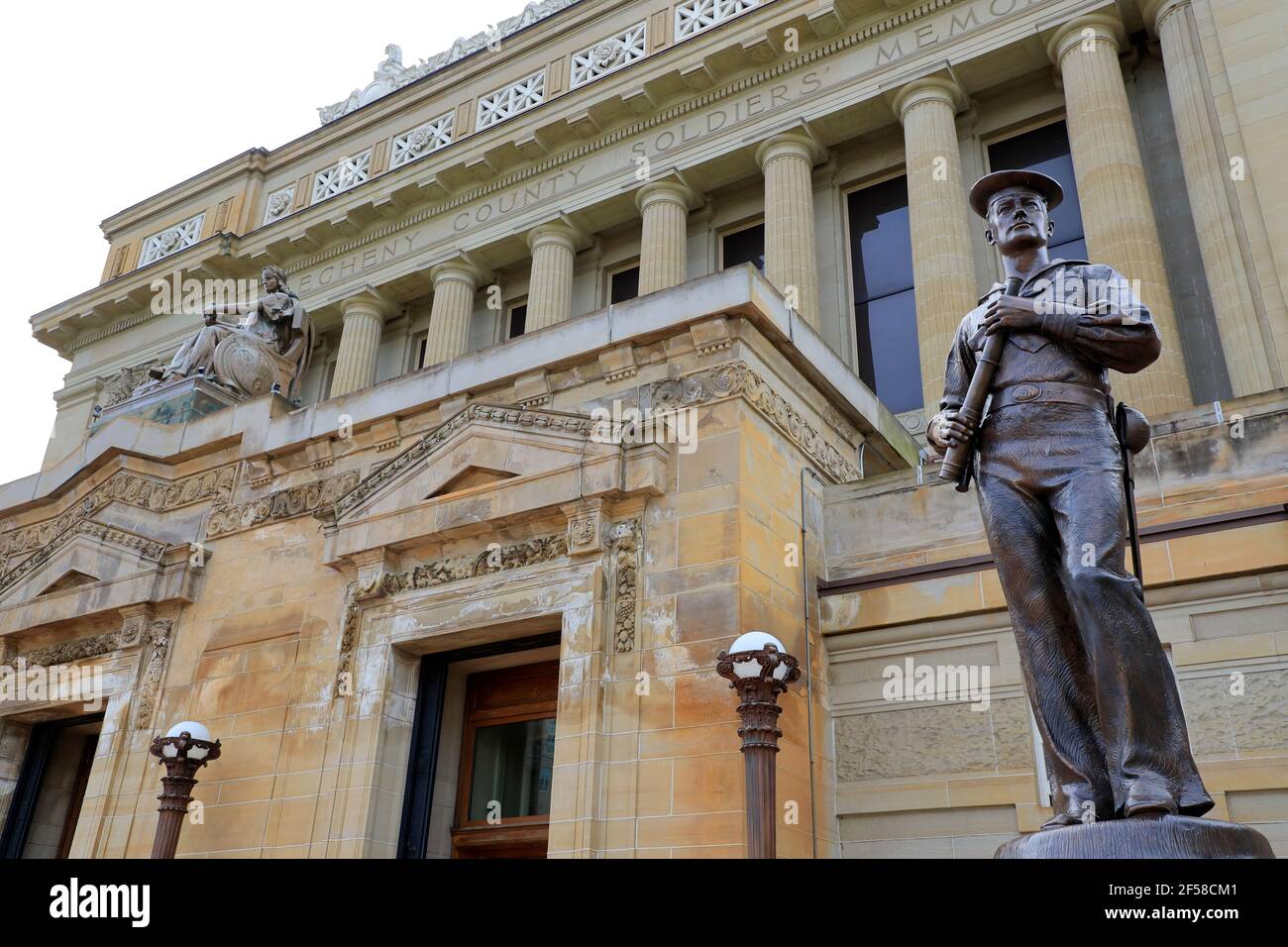 Beaux-Arts style Soldiers and Sailors Memorial Hall and Museum with ...