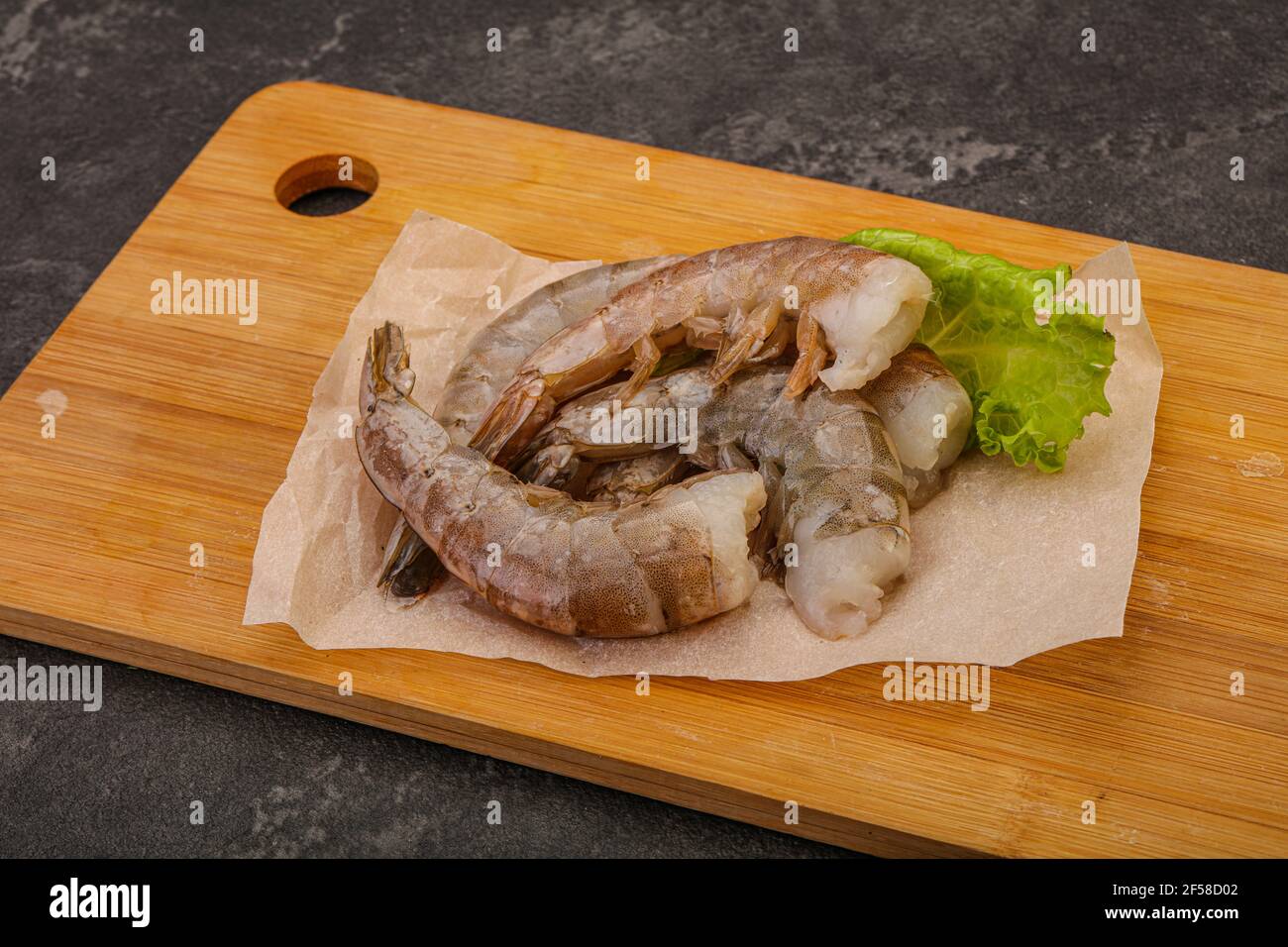 Raw tiger prawn heap for cooking Stock Photo - Alamy