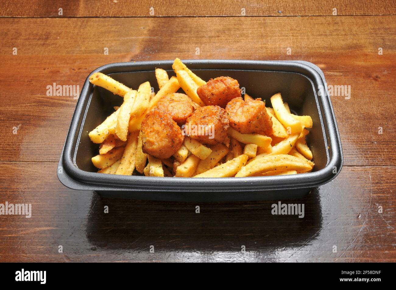 Scallops and fries hi-res stock photography and images - Alamy