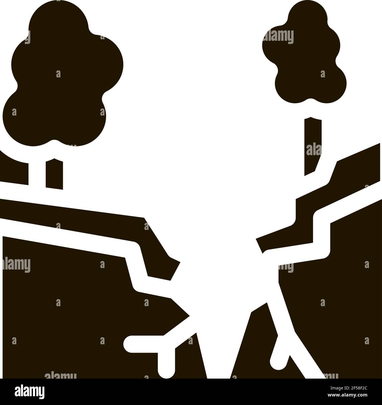 Road rupture Stock Vector Images - Alamy