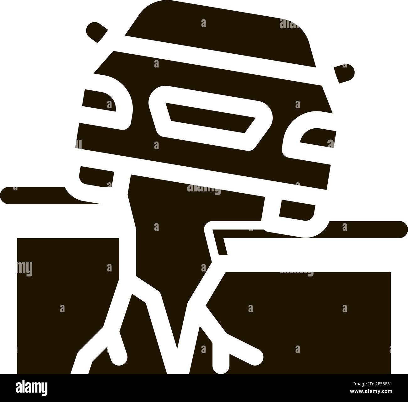 Exploding car Stock Vector Images - Alamy