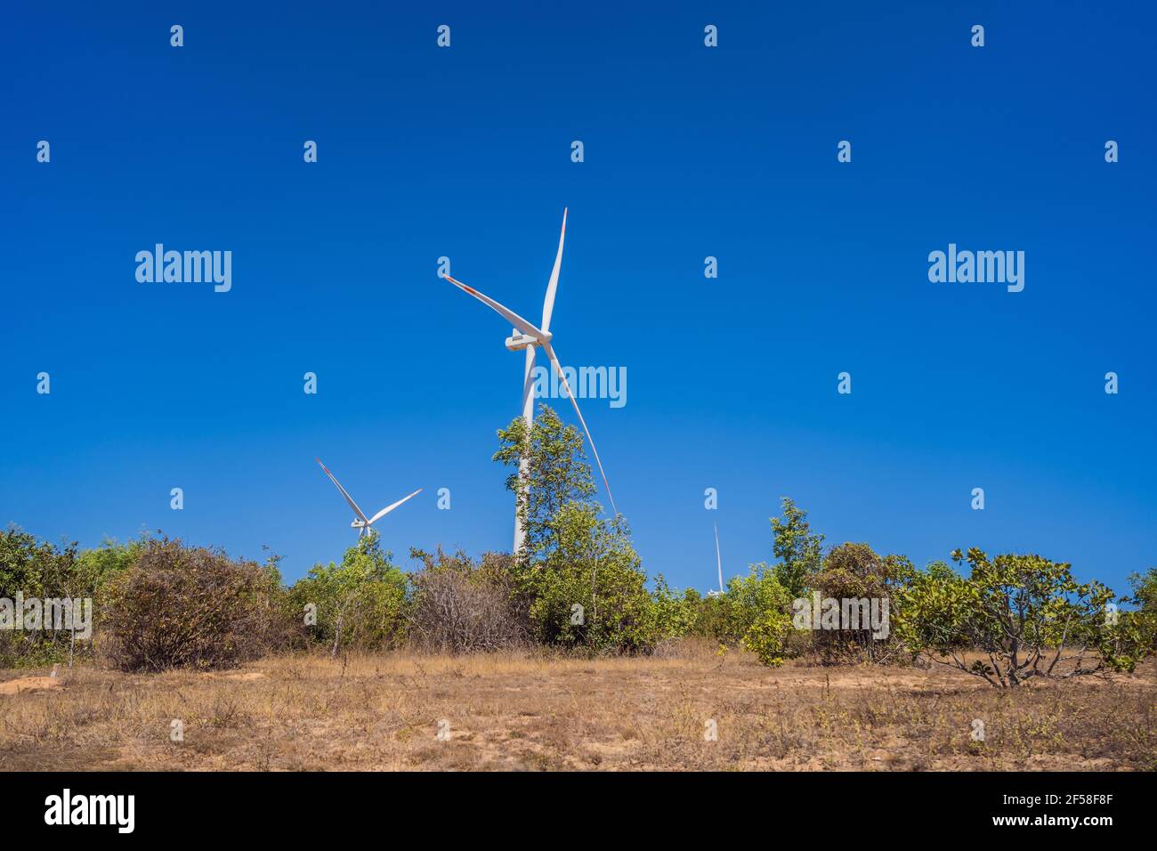 Wind mills during bright day hi-res stock photography and images - Alamy