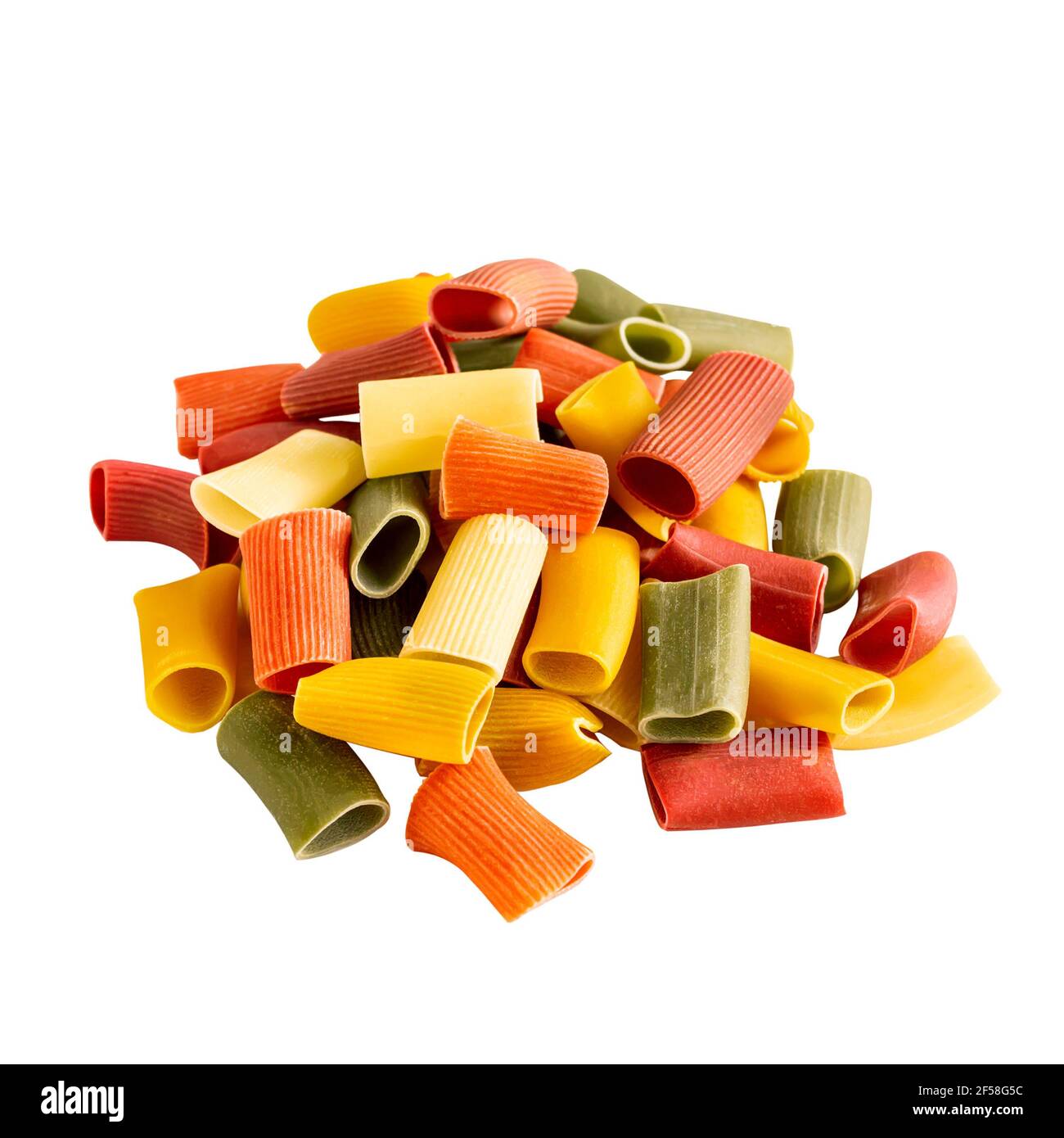 Assorted different types of pasta. Grocery food background isolated on ...