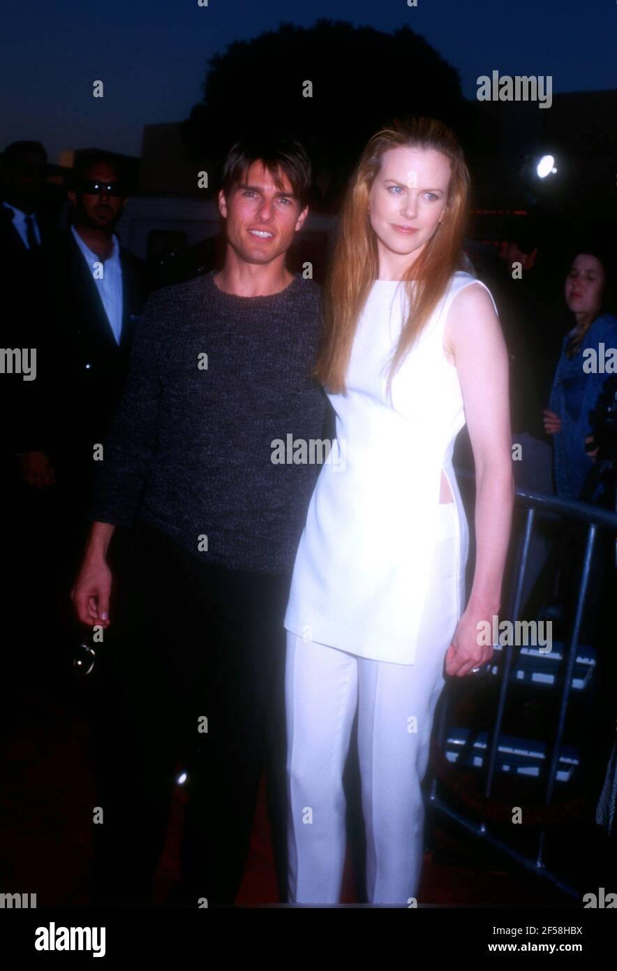 Westwood, California, USA 20th May 1996 Actor Tom Cruise and actress ...