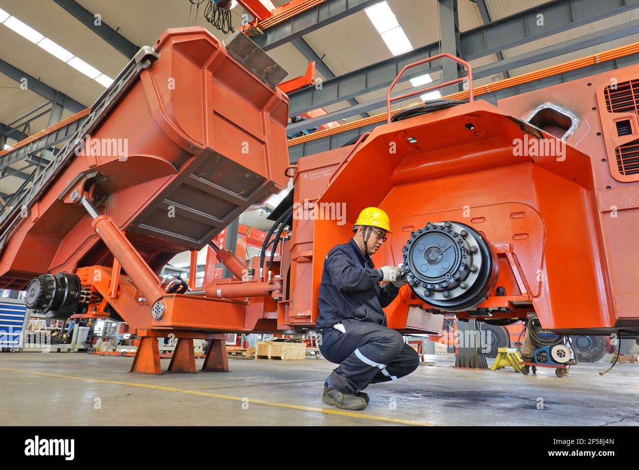 Yantai, China. 25th Mar, 2021. YANTAI, CHINA - MARCH 25, 2021 - A ...