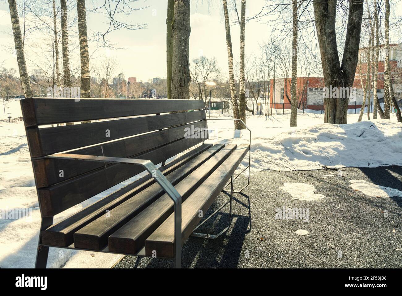 Empty cold day daytime lonely hi-res stock photography and images - Alamy