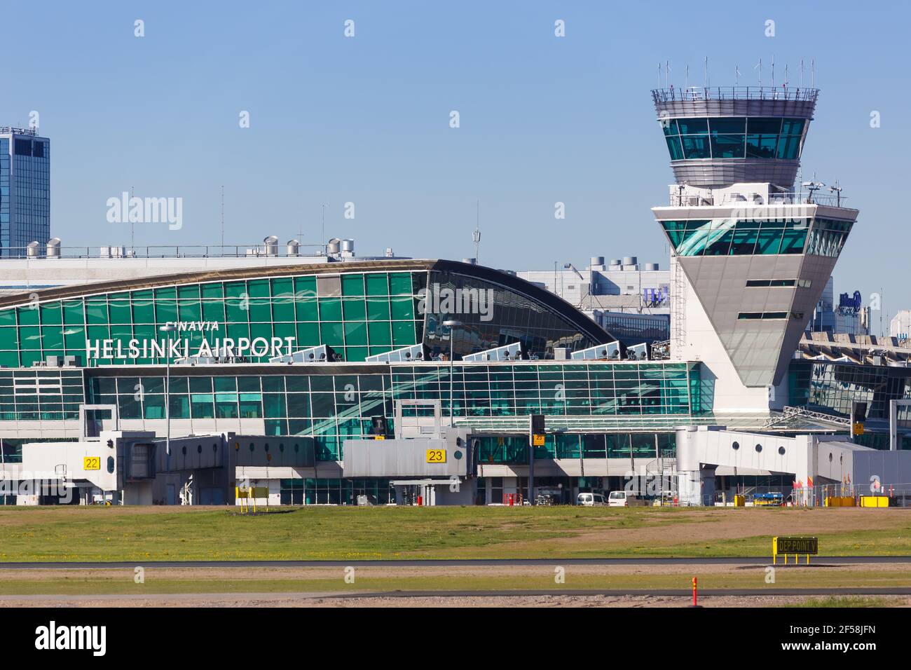 Helsinki, Finland - May 26, 2018: Helsinki Airport HEL Terminal and ...