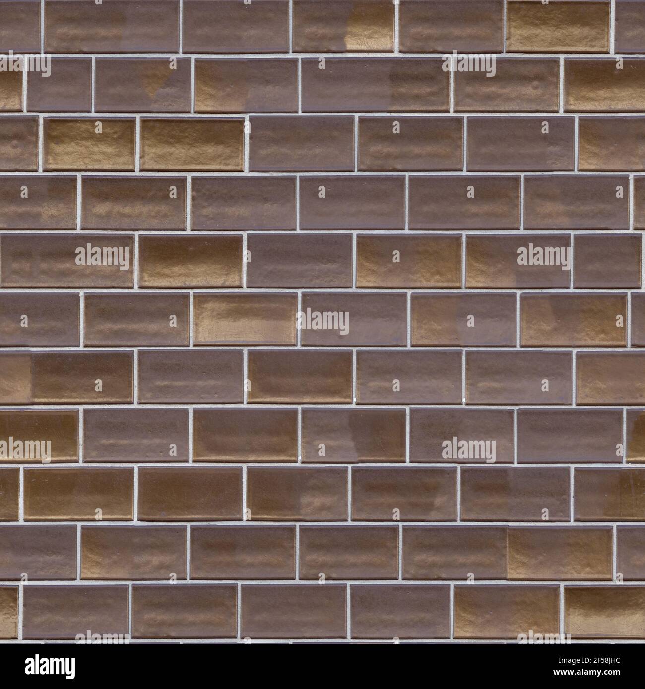 Brown with a metallic bronze sheen. Seamless texture of ceramic tiles ...