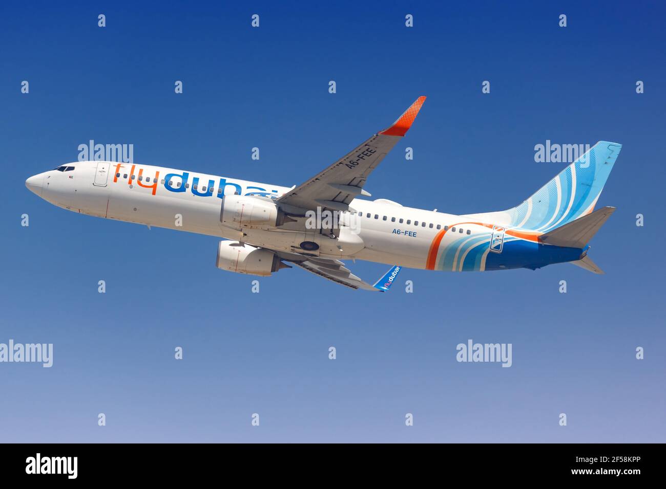 Dubai, United Arab Emirates – 21. February 2018: FlyDubai Boeing 737 ...