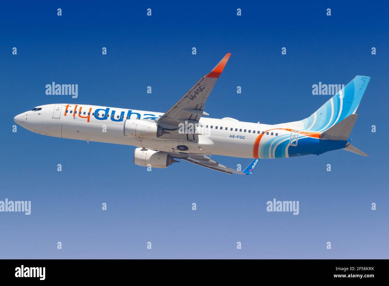 Dubai, United Arab Emirates – 21. February 2018: FlyDubai Boeing 737 ...