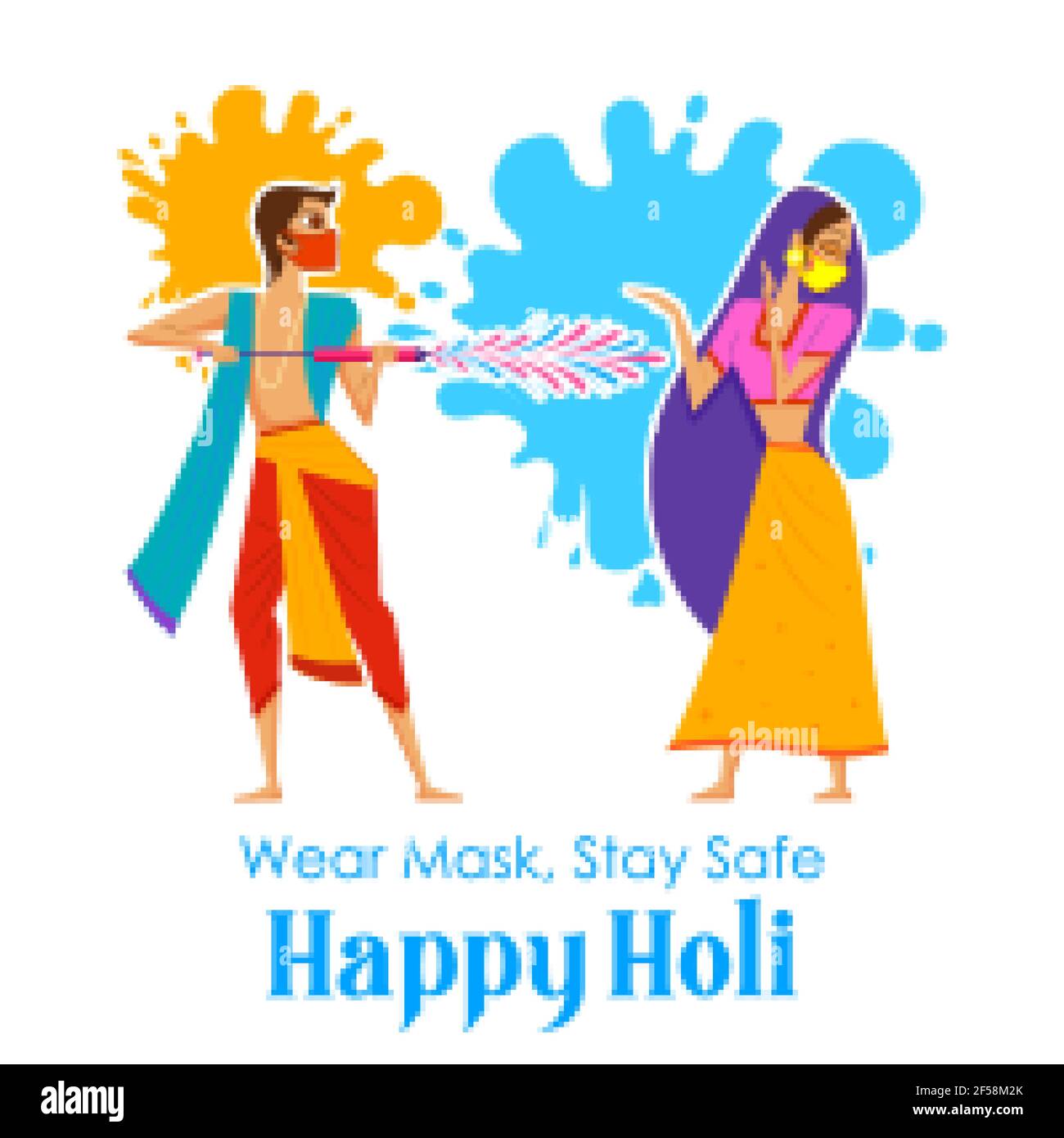 Krishna mask Stock Vector Images - Alamy