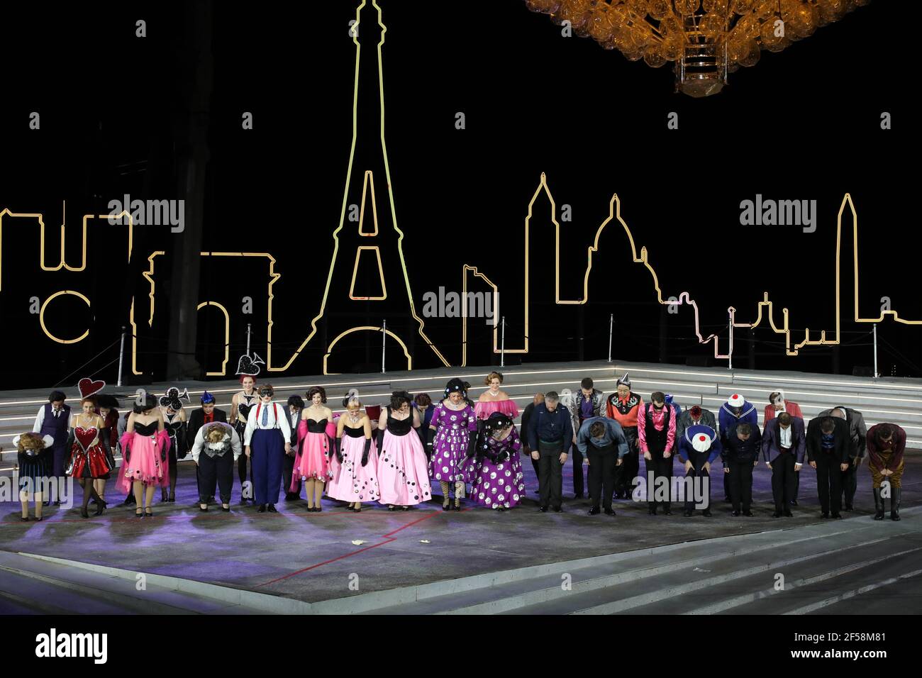 Sydney, Australia. 24th March 2021. La Traviata dress rehearsal, Fleet ...
