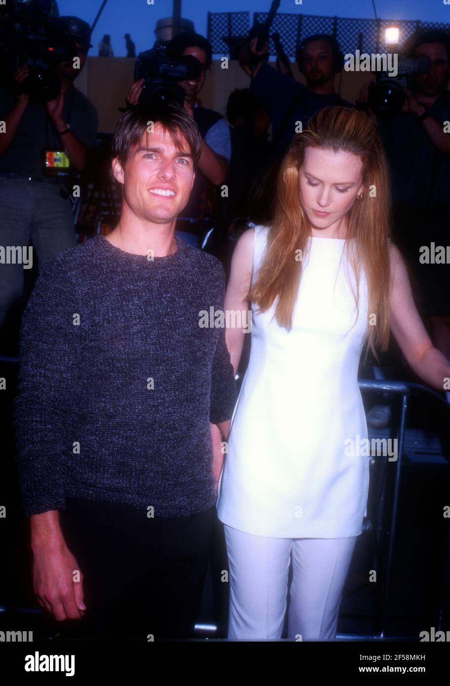 Westwood, California, USA 20th May 1996 Actor Tom Cruise and actress ...