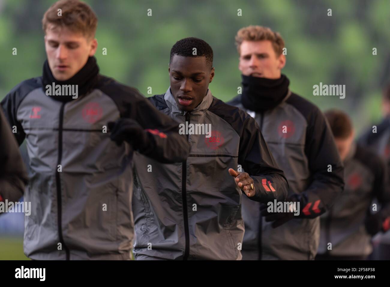 Szombathely, Hungary. 24th Mar, 2021. Mohamed Daramy of Denmark seen in ...