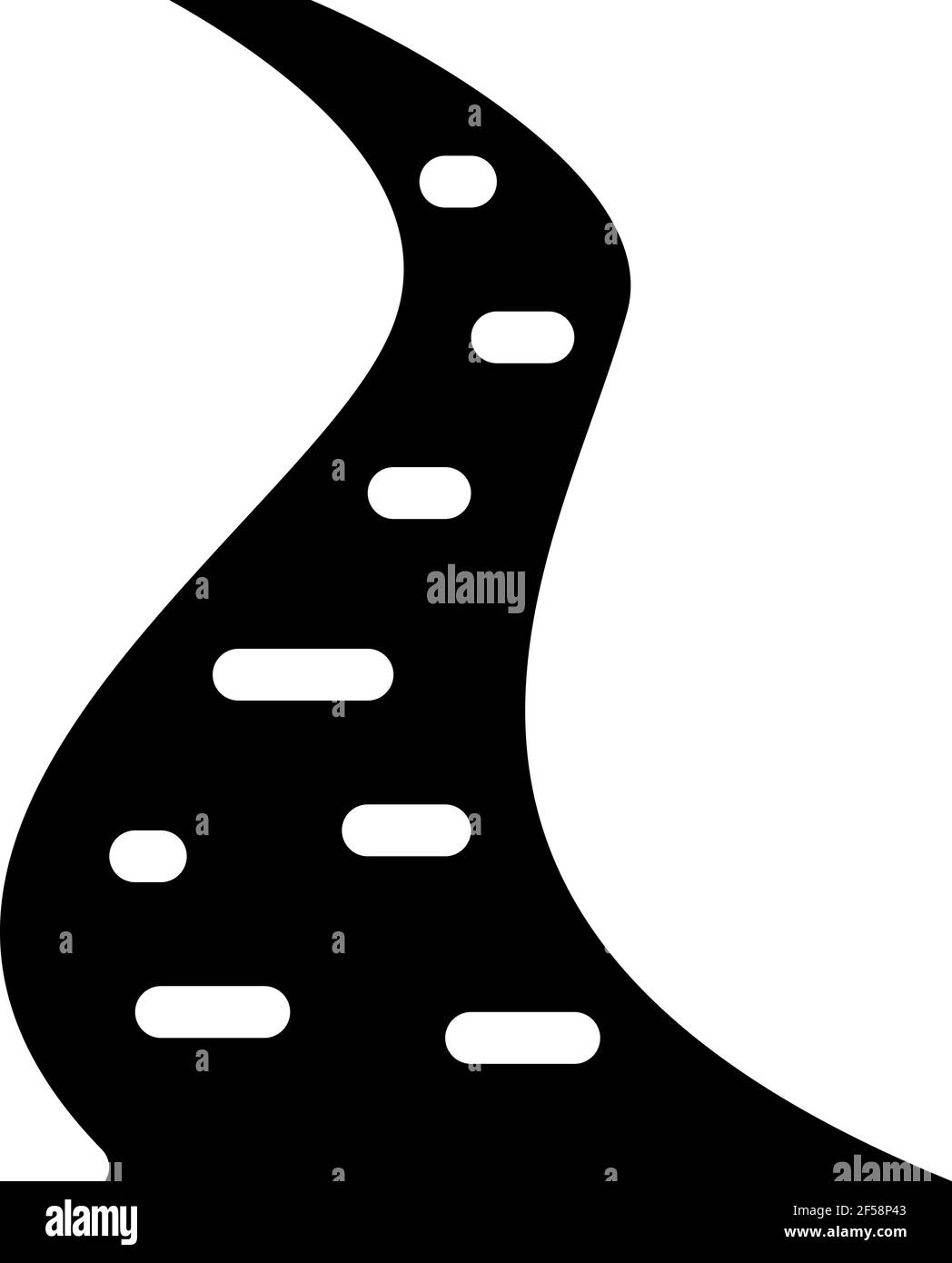 long river icon Vector Glyph Illustration Stock Vector Image & Art - Alamy