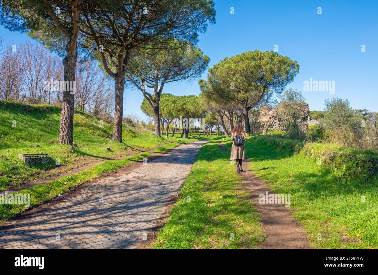 Rome (Italy) - The archeological ruins in the Appian Way of Roma (in ...