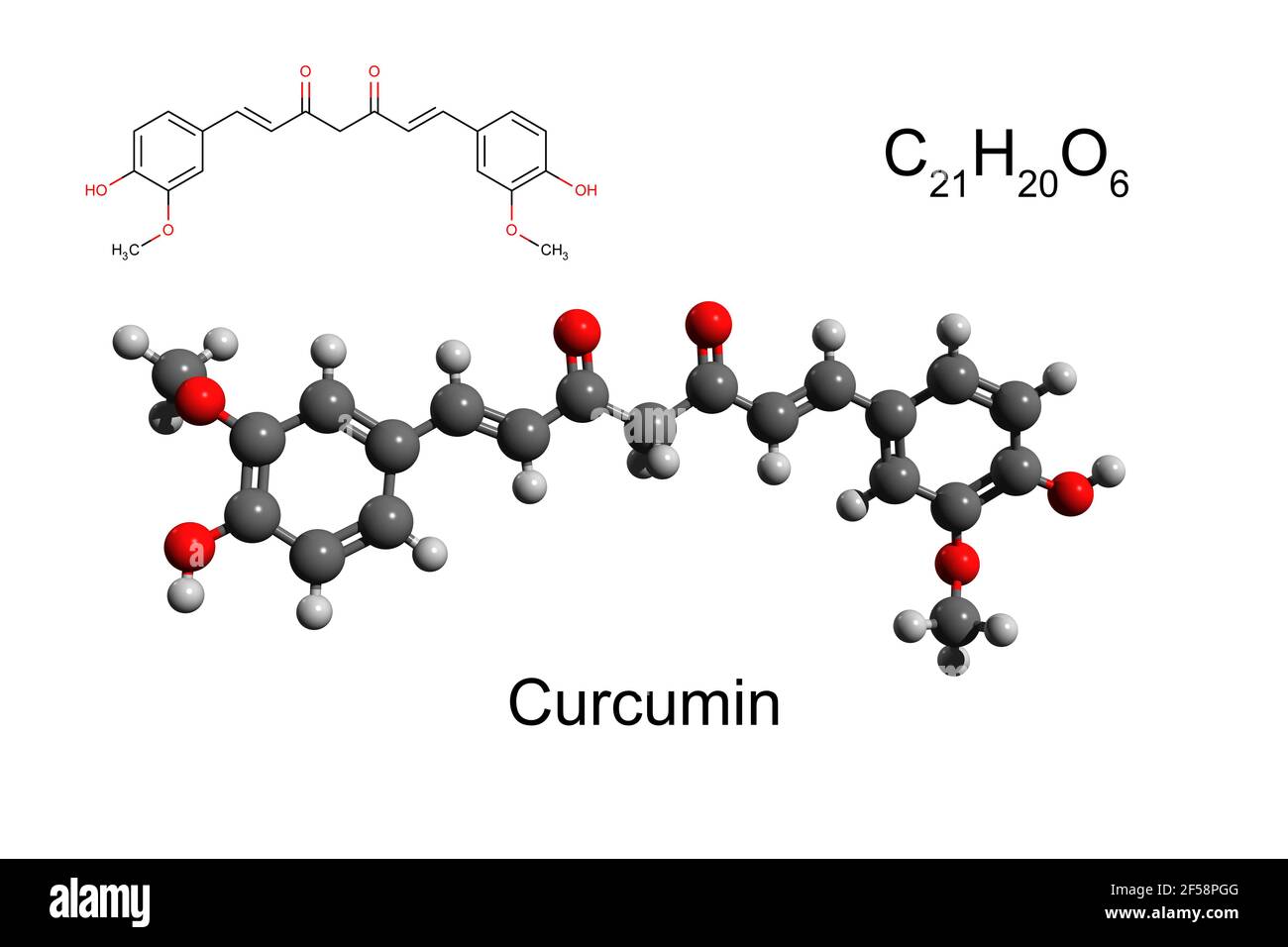 Chemical formula, skeletal formula and 3D ball-and-stick model of ...
