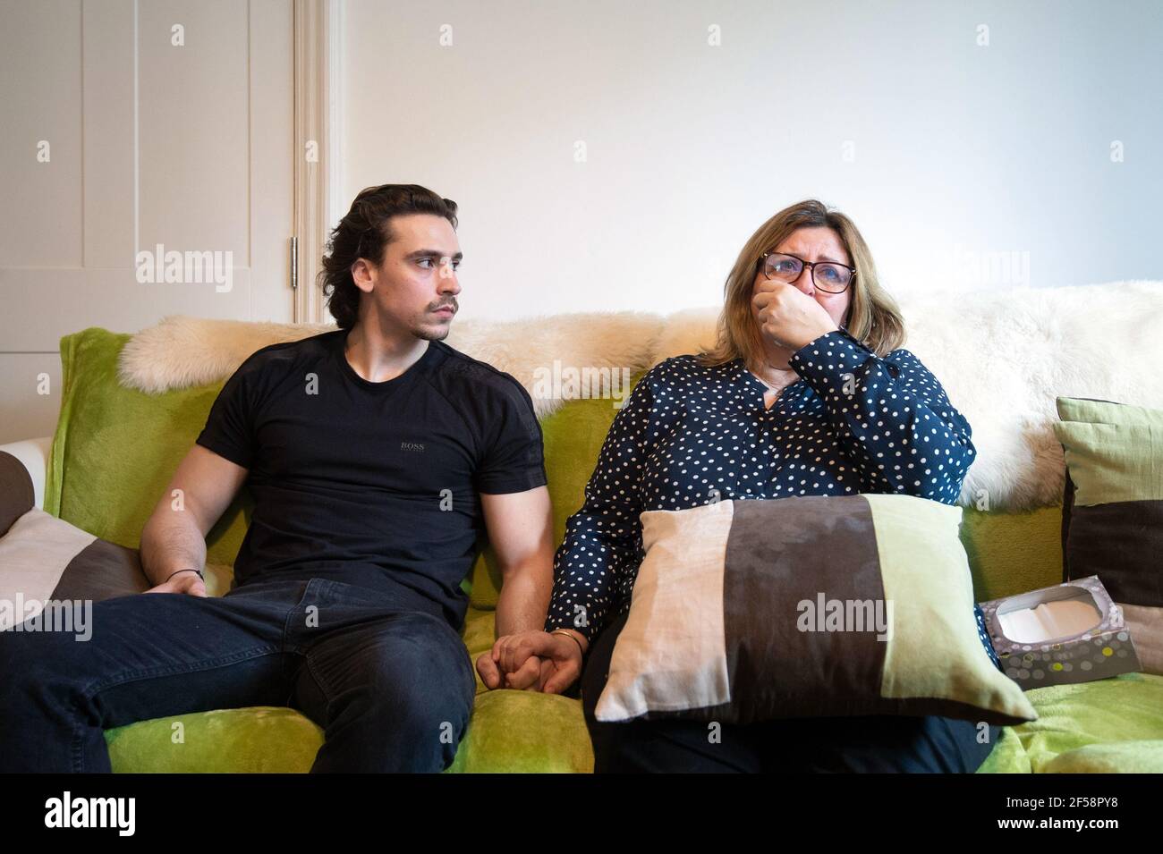 Manny Tsakanika and Jo Sullivan, the brother and mother of West End ...