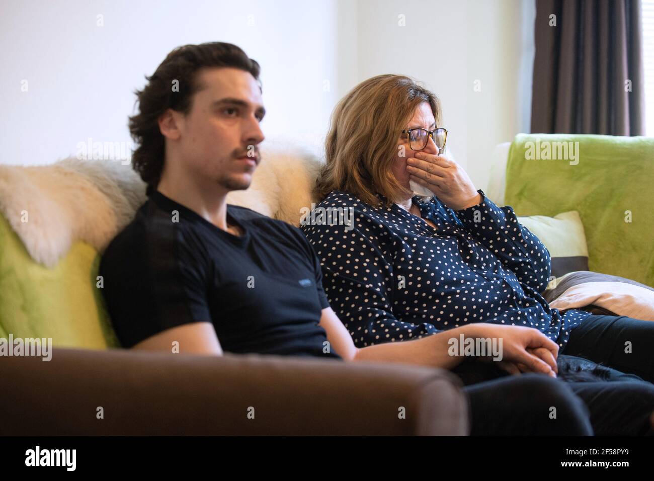 Manny Tsakanika and Jo Sullivan, the brother and mother of West End ...