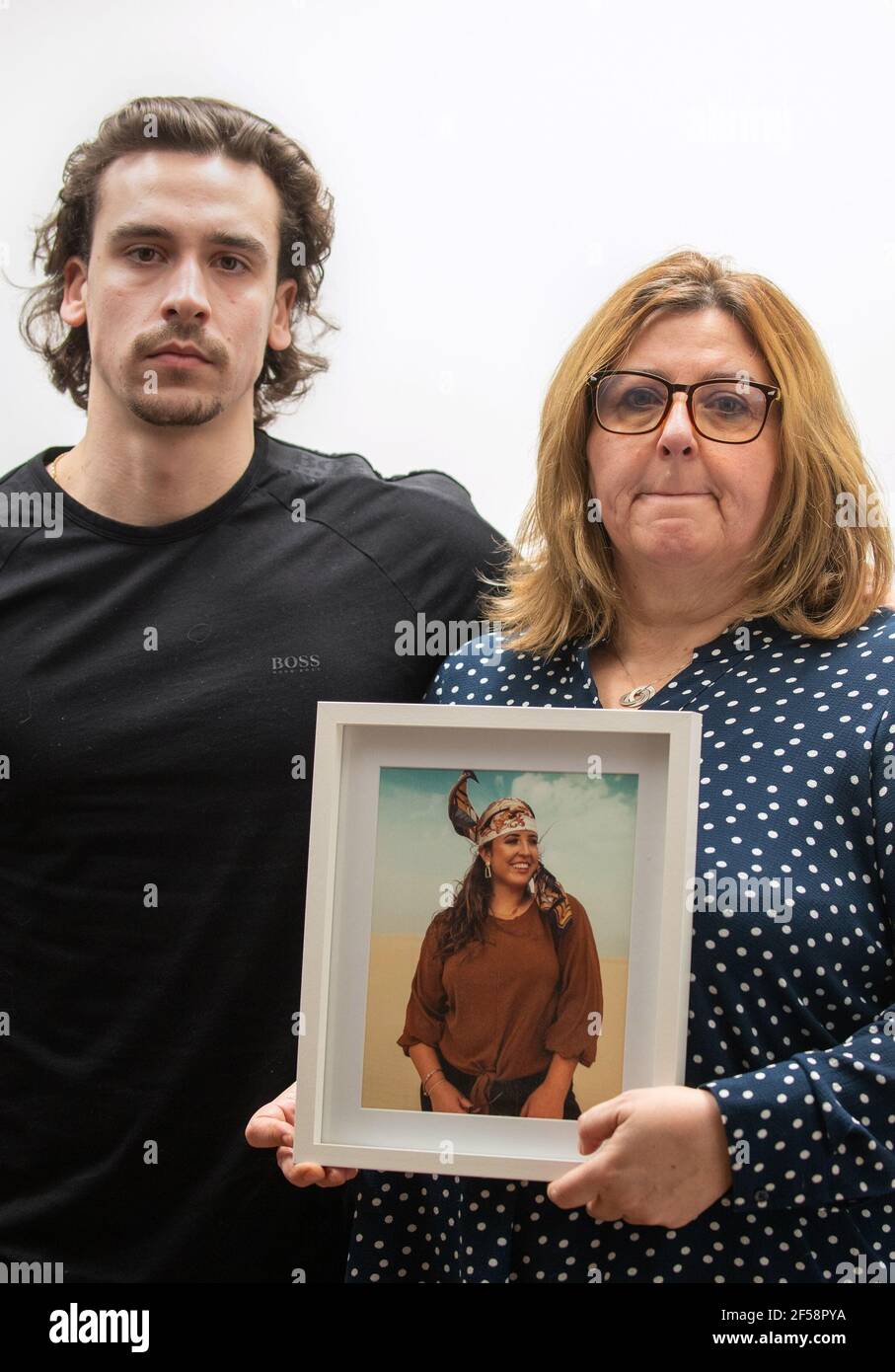 Manny Tsakanika and Jo Sullivan, the brother and mother of West End ...