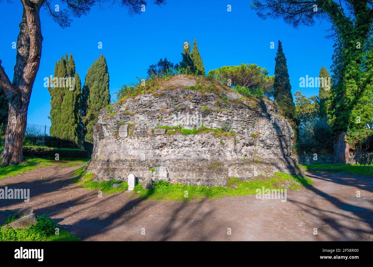 Rome (Italy) - The archeological ruins in the Appian Way of Roma (in ...