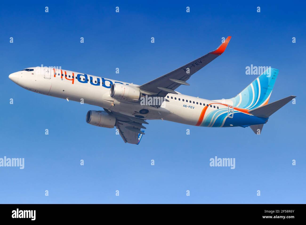 Dubai, United Arab Emirates – 21. February 2018: FlyDubai Boeing 737 ...