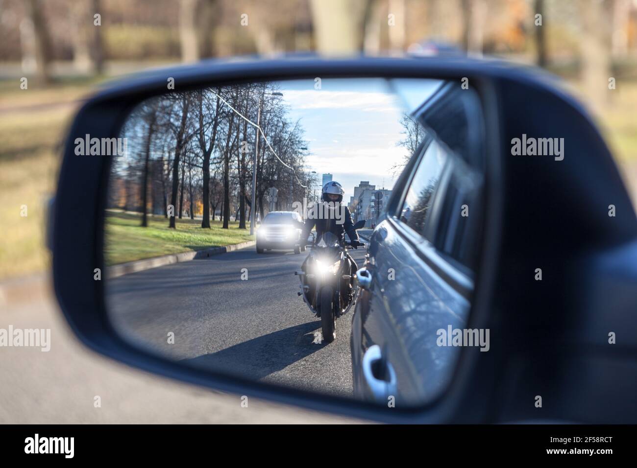 Car flash light rear view hi-res stock photography and images - Alamy