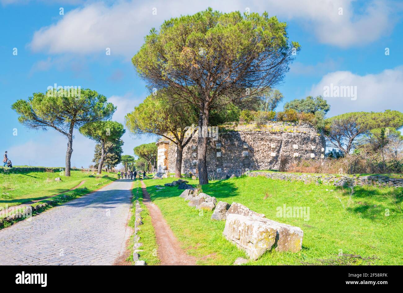Rome (Italy) - The archeological ruins in the Appian Way of Roma (in italian: "via Appia Antica ...