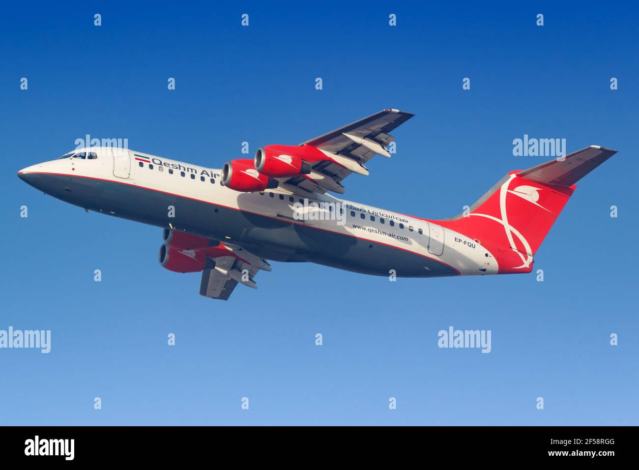 Dubai, United Arab Emirates – 21. February 2018: Qeshm Air British ...