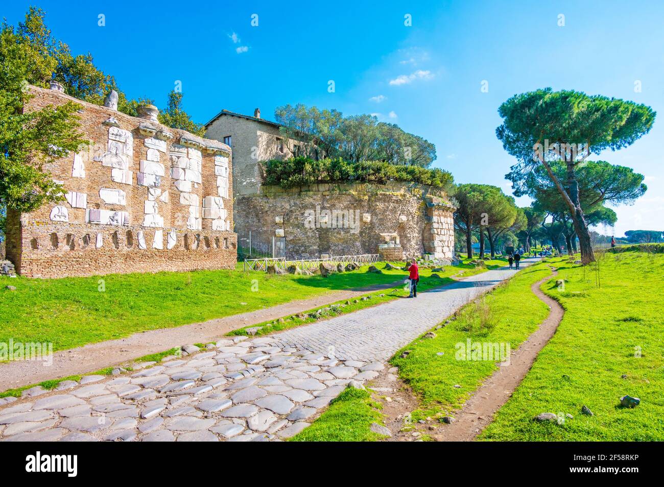 Rome (Italy) - The archeological ruins in the Appian Way of Roma (in italian: "via Appia Antica ...