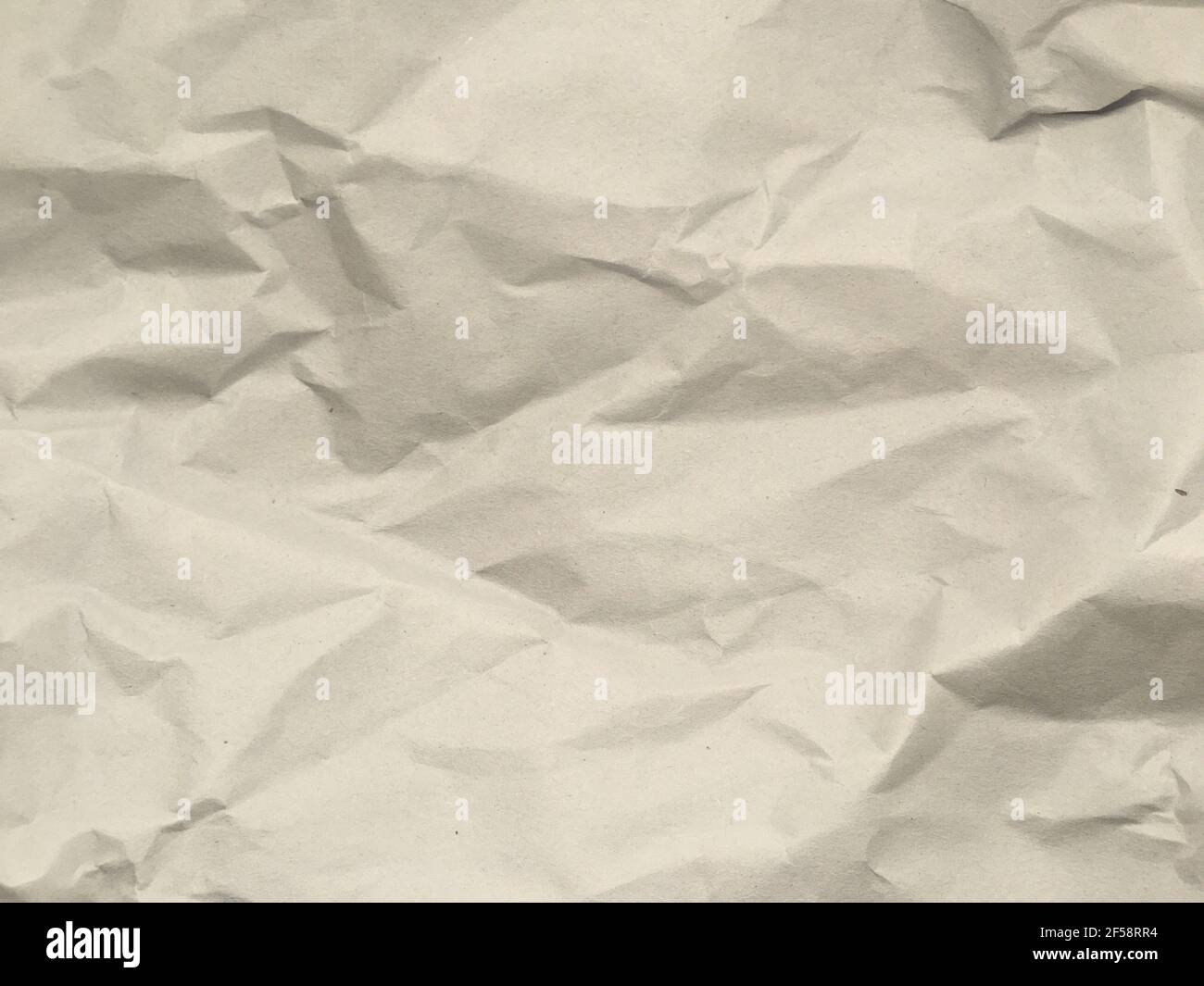 White wrinkled paper texture background for Design or work with copy ...